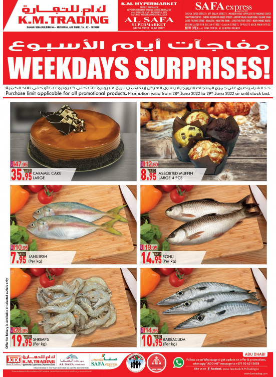 Weekdays Surprises - Abu Dhabi from K.M. TRADING until 30th June - K.M ...