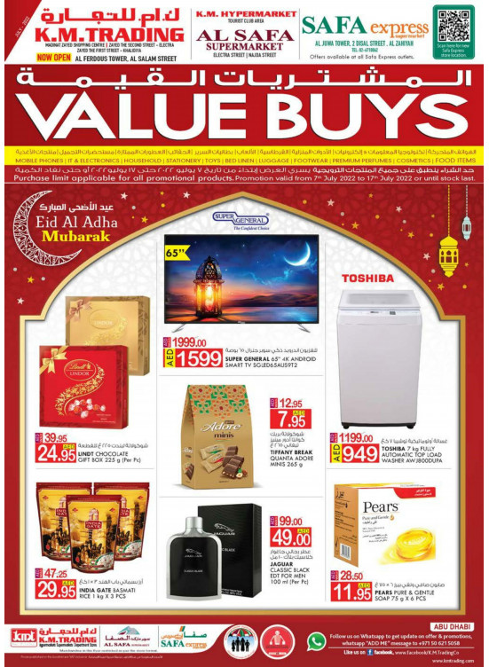 Value Buys - Abu Dhabi from K.M. TRADING until 17th July - K.M. TRADING ...
