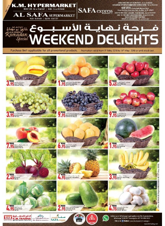 Weekend Delights - Abu Dhabi Branches from K.M. TRADING until 15th May ...