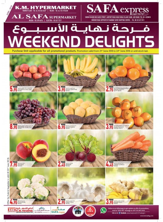 Weekend Delights Offers - Abu Dhabi Branches from K.M. TRADING until ...