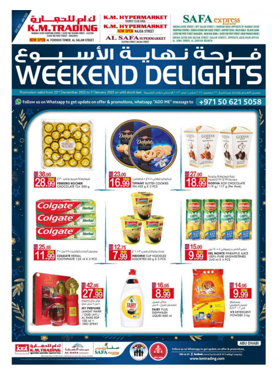 Weekend Delights - Abu Dhabi from K.M. TRADING until 1st January - K.M ...