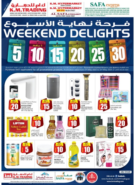 Weekend Delights - Abu Dhabi from K.M. TRADING until 21st May - K.M ...