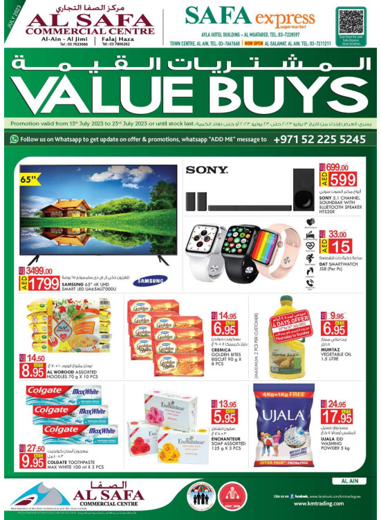Value Buys - Al Safa & Safa Express, Al Ain from K.M. TRADING until ...