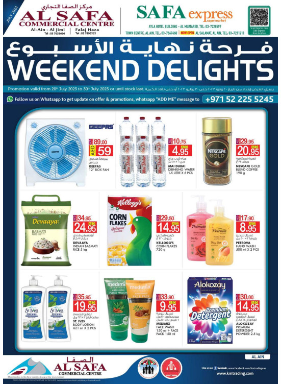 Weekend Delights - Al Safa & Safa Express, Al Ain from K.M. TRADING ...