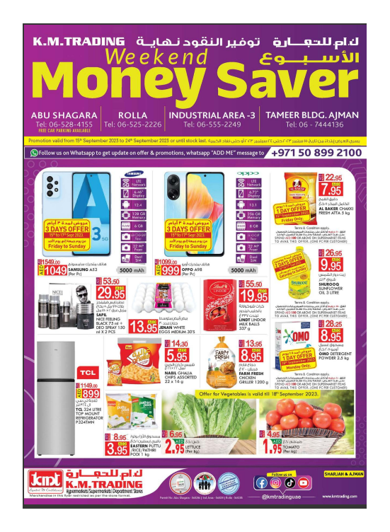 Value Buys - Sharjah & Ajman from K.M. TRADING until 24th September - K ...