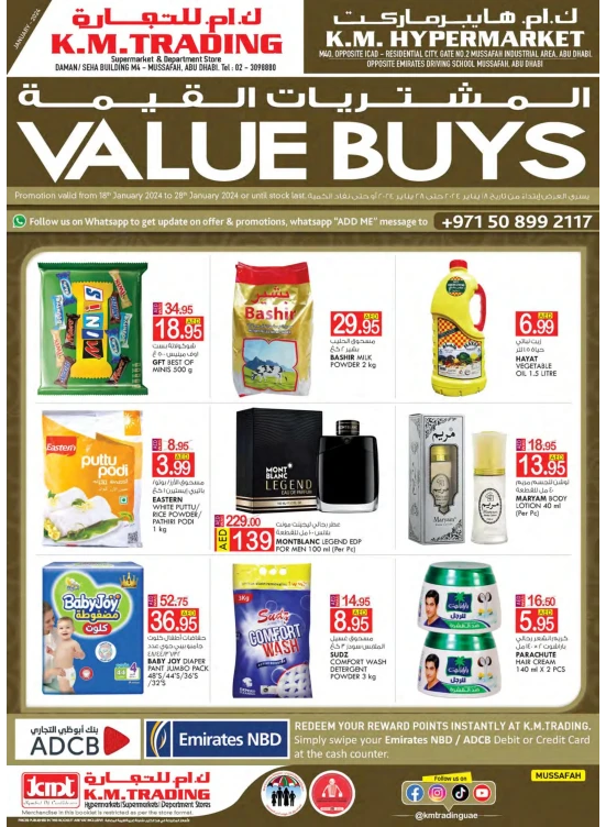 Value Buys - Mussafah Branches from K.M. TRADING until 28th January - K ...