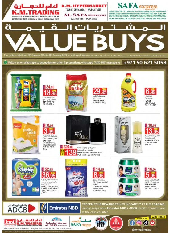 Value Buys - Abu Dhabi from K.M. TRADING until 28th January - K.M ...