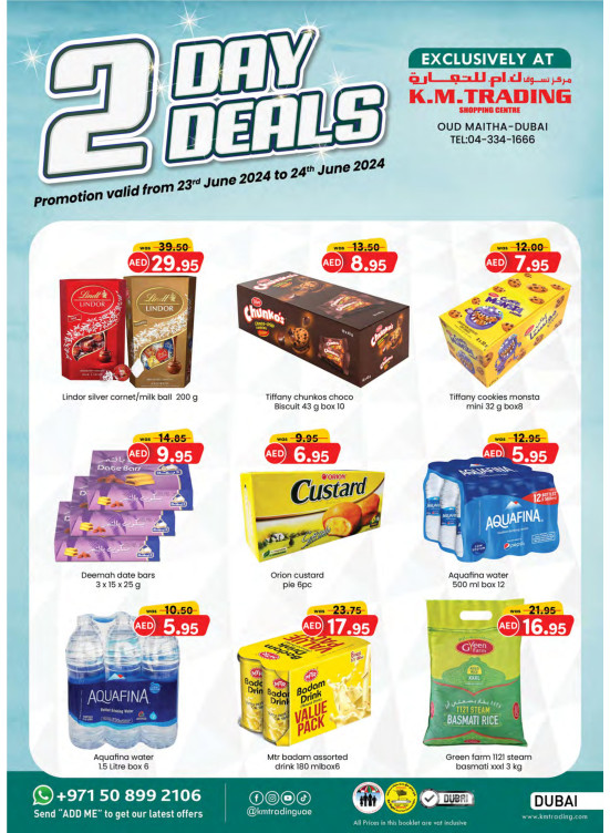 Two Days Deals - Dubai from K.M. TRADING until 24th June - K.M. TRADING ...