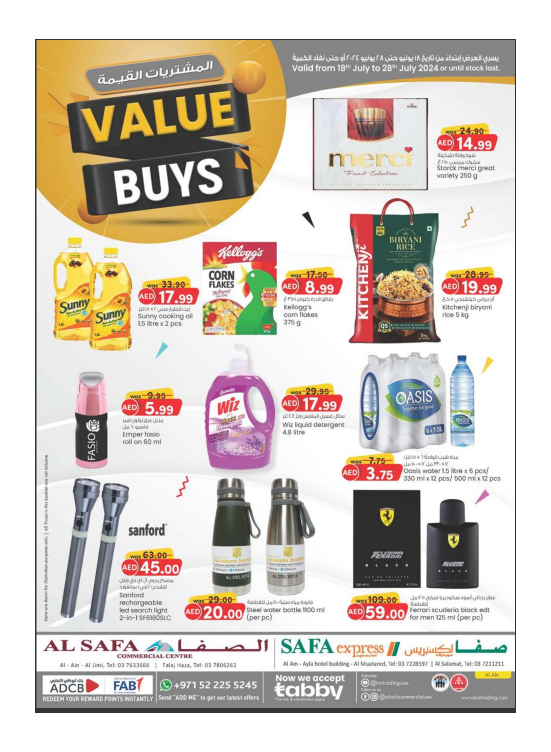 Value Buys - Al Safa & Safa Express, Al Ain from K.M. TRADING until ...