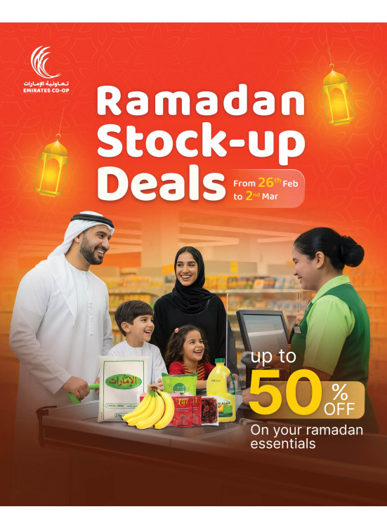 Ramadan Deals from Emirates Co-Operative Society until 2nd March ...