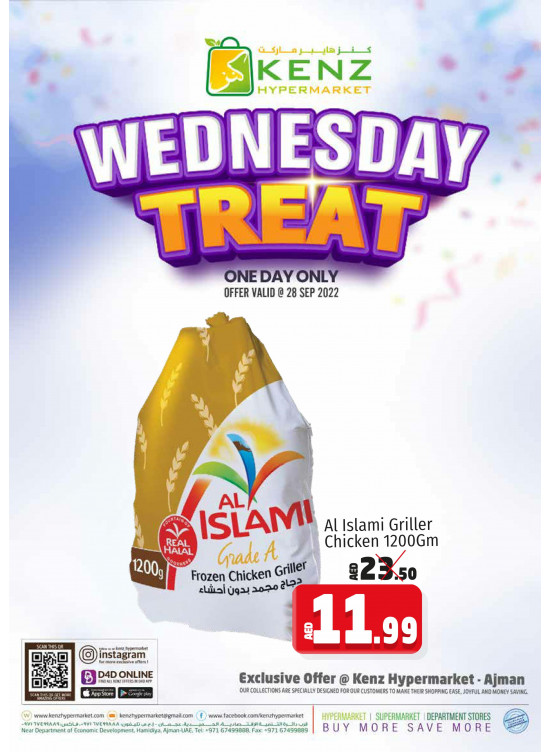 Wednesday Deals from Kenz Hypermarket until 28th September - Kenz ...