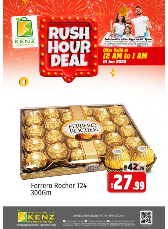 Rush Hour Deal from Kenz Hypermarket until 1st January - Kenz ...