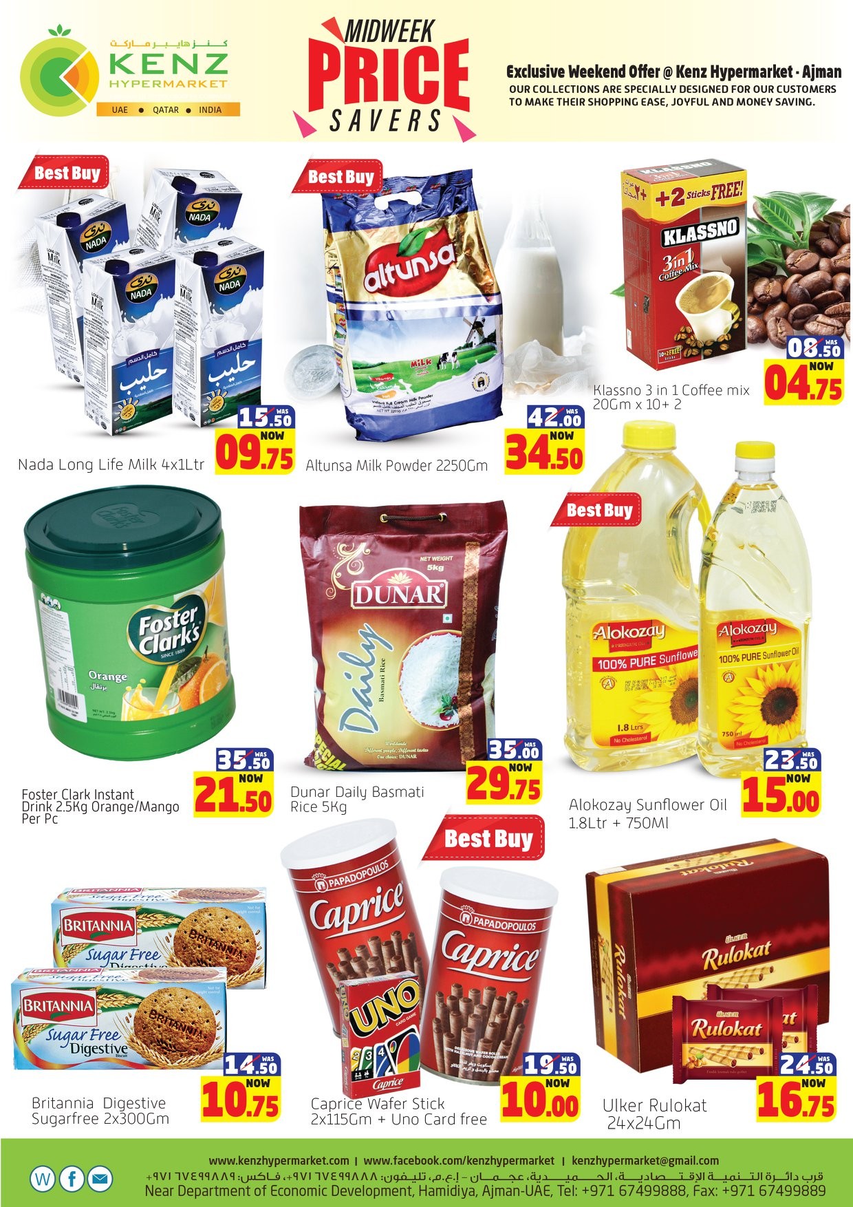 Midweek Price Savers from Kenz Hypermarket until 27th September - Kenz ...