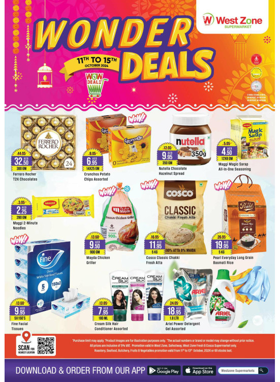 Wonder Deals from West Zone until 15th October - West Zone UAE Offers ...