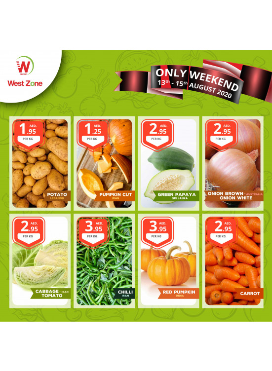 Fresh Weekend Offers from West Zone until 15th August - West Zone UAE ...