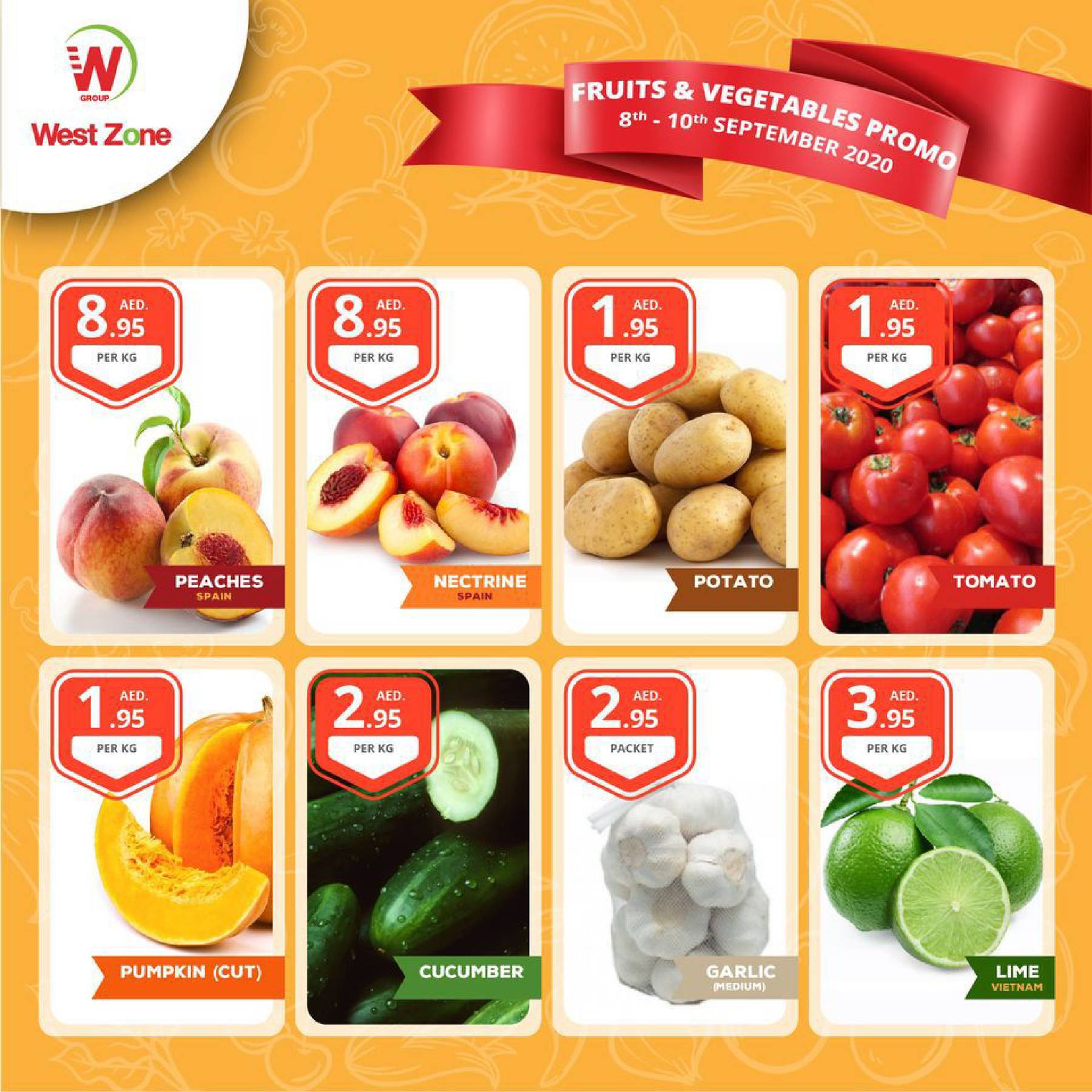 Fruits & Vegetables Promo from West Zone until 10th September - West ...