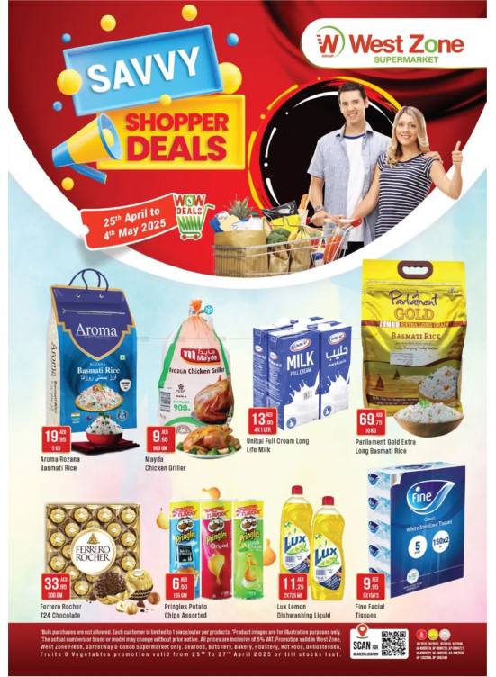 Shopper Deals from West Zone until 4th May - West Zone UAE Offers & Promotions