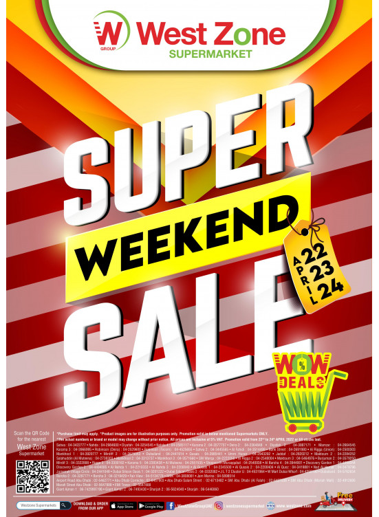 Super Weekend Sale from West Zone until 24th April - West Zone UAE ...