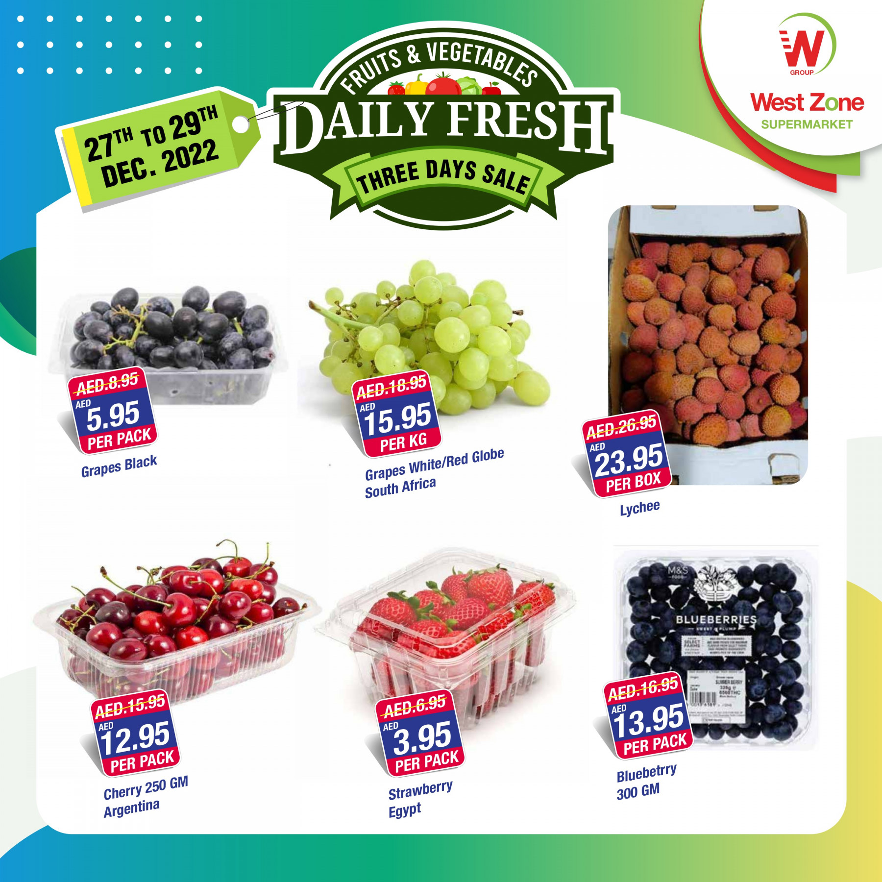 Fresh Offers from West Zone until 29th December - West Zone Offers ...