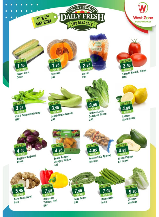 Fresh Deals from West Zone until 2nd May - West Zone UAE Offers ...