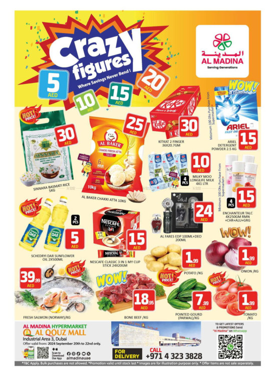 Crazy Figures Offers - Al Quoz, Dubai from Al Madina Hypermarket until ...
