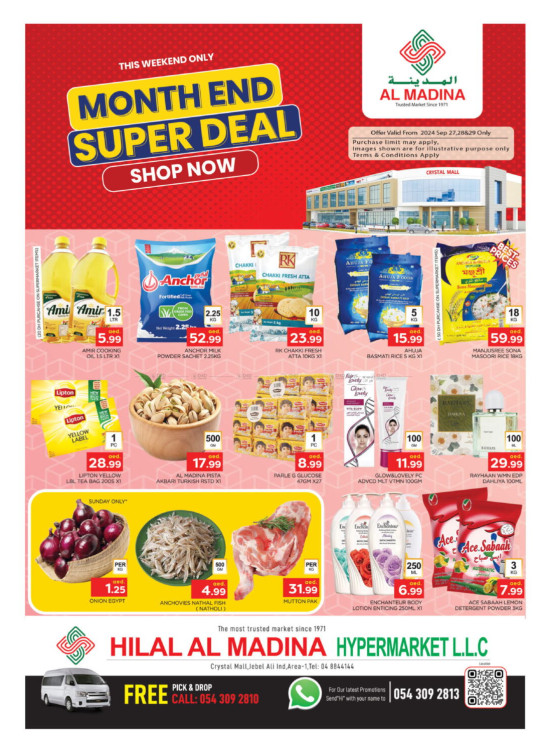 Month End Deals - Hilal Al Madina, Crystal Mall, Dubai from Al Madina ...