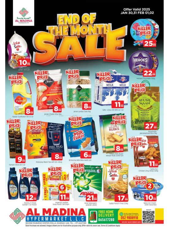 Month-End Sale - Rolla, Sharjah Branch from Al Madina Hypermarket until ...