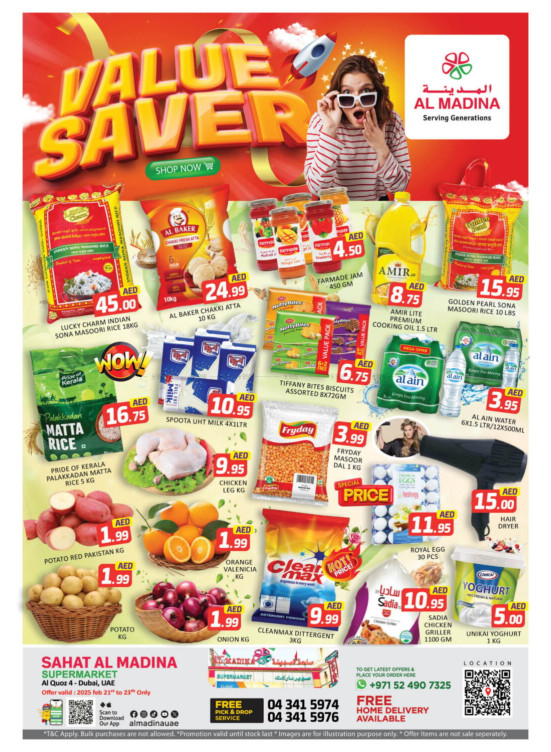Value Saver - Sahat Al Madina, Dubai from Al Madina Hypermarket until 23rd February - Al Madina ...