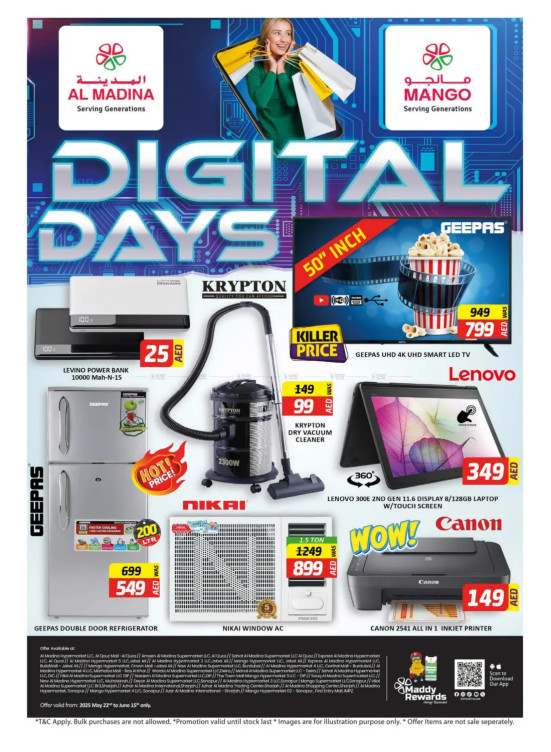 Digital Deals from Al Madina Hypermarket until 15th June - Al Madina ...
