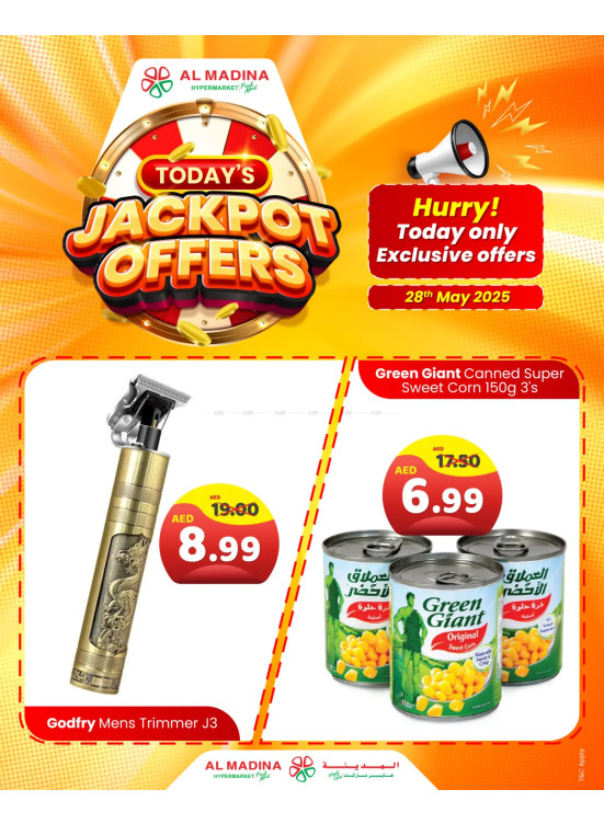 Today Jackpot Offers from Al Madina Hypermarket until 28th May - Al ...