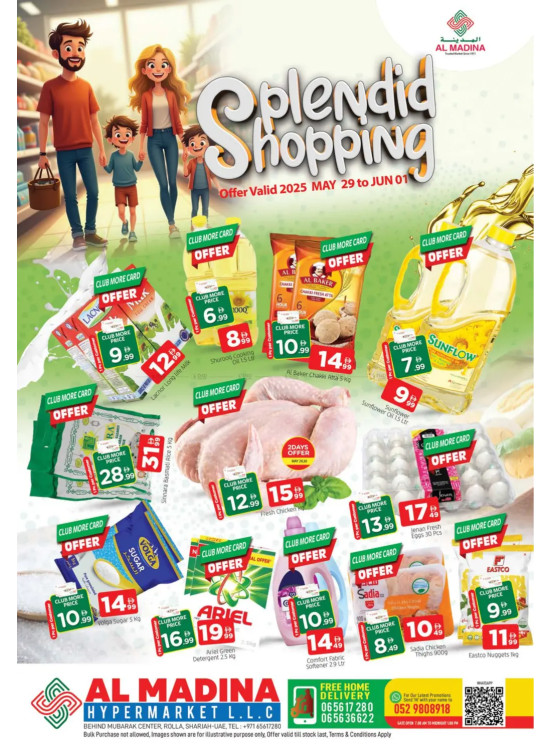 Splendid Shopping - Rolla, Sharjah Branch from Al Madina Hypermarket until 1st June - Al Madina ...
