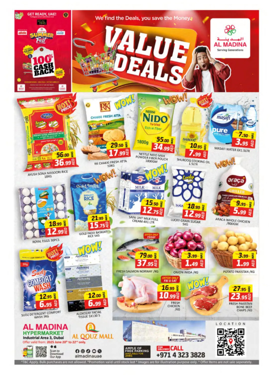 Value Deals - Al Quoz, Dubai from Al Madina Hypermarket until 22nd June - Al Madina Hypermarket ...