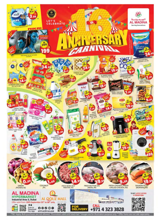 Anniversary Deals - Al Quoz, Dubai from Al Madina Hypermarket until 8th September - Al Madina ...