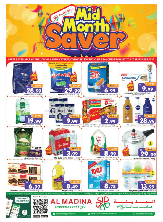 Mid-Month Saver - Hamdan Street, Abu Dhabi from Al Madina Hypermarket until 21st September - Al ...