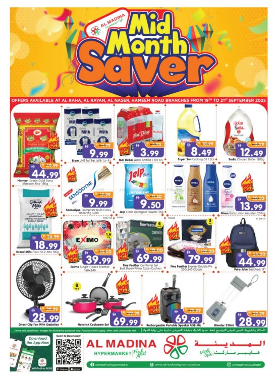 Mid-Month Saver - Al Raha & Al Nasr, Abu Dhabi from Al Madina Hypermarket until 21st September ...