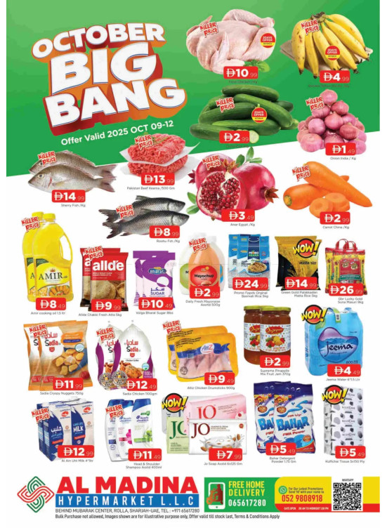 October Big Bang - Rolla, Sharjah Branch from Al Madina Hypermarket until 12th October - Al ...