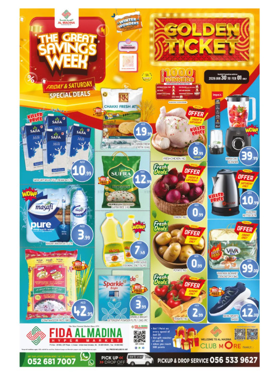 Weekend Deals - Fida Al Madina, Dubai from Al Madina Hypermarket until ...