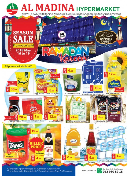 Amazing Season Sale - Rolla, Sharjah from Al Madina Hypermarket until ...