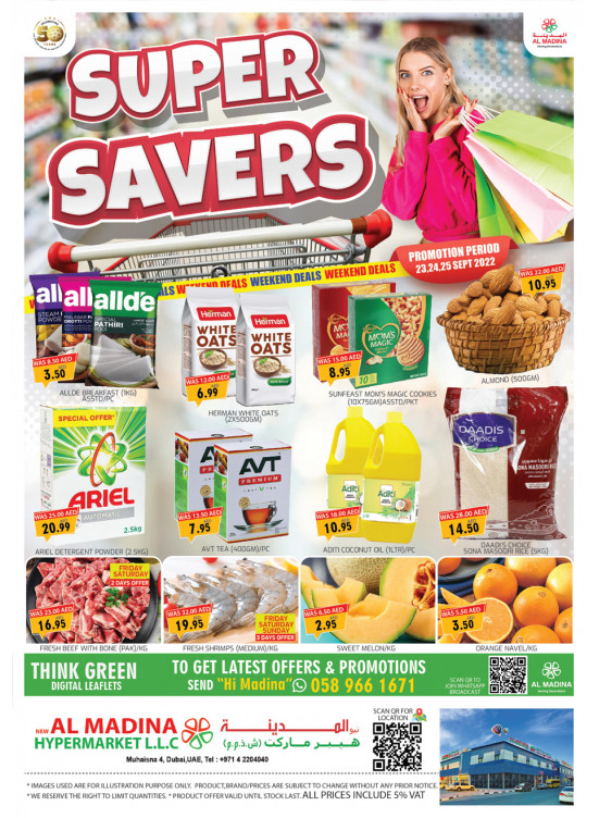 Super Savers - Muhaisnah 4, Dubai from Al Madina Hypermarket until 25th September - Al Madina ...