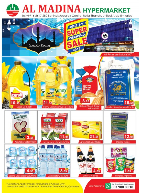 Super Weekend Sale - Rolla, Sharjah from Al Madina Hypermarket until ...