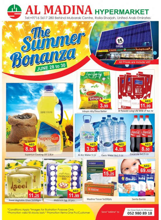 The Summer Bonanza - Rolla, Sharjah from Al Madina Hypermarket until ...