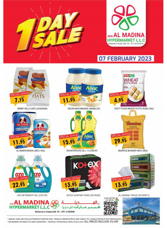 One Day Sale - Muhaisnah 4, Dubai from Al Madina Hypermarket until 8th ...