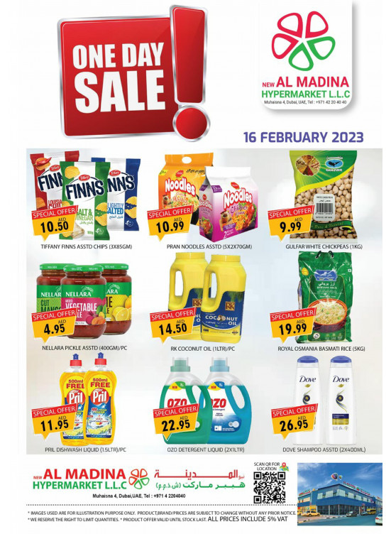 One Day Sale - Muhaisnah 4, Dubai from Al Madina Hypermarket until 16th ...