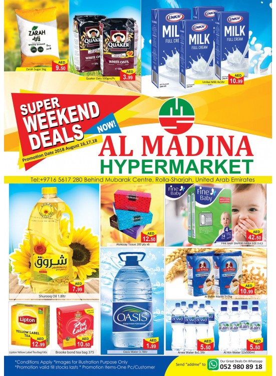 Super Weekend Deals - Rolla, Sharjah from Al Madina Hypermarket until ...