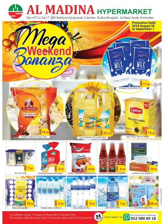 Mega Weekend Bonanza - Rolla, Sharjah from Al Madina Hypermarket until ...