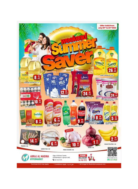 Summer Saver - ِAbraj Al Madina, Ajman from Al Madina Hypermarket until 23rd July - Al Madina ...