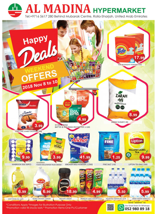Happy Deals - Rolla, Sharjah from Al Madina Hypermarket until 10th ...