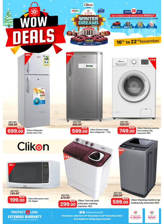 Wow Deals from Al Madina Hypermarket until 22nd November - Al Madina ...