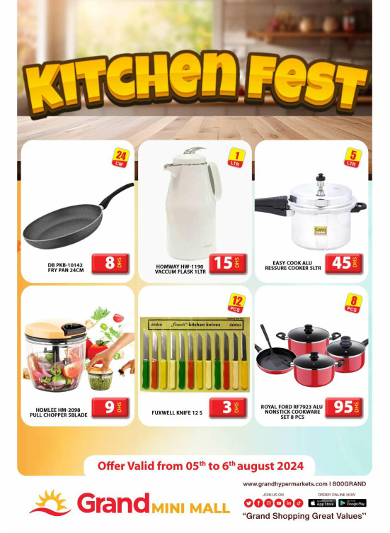 Kitchen Fest - Grand Mini Mall from Grand Hypermarket until 6th August ...