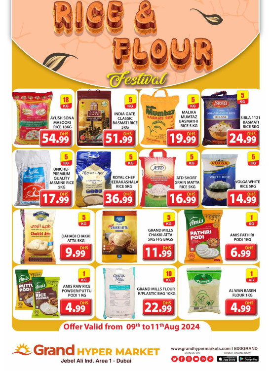 Rice Festival - Grand Hypermarket Jebel Ali from Grand Hypermarket ...